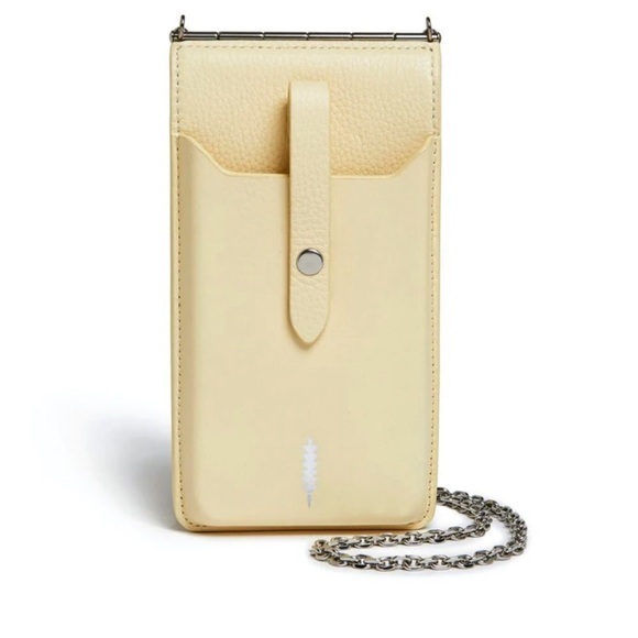 thacker | Bags | Thacker Nora Phone Crossbody Butter Shiny Nickel ...